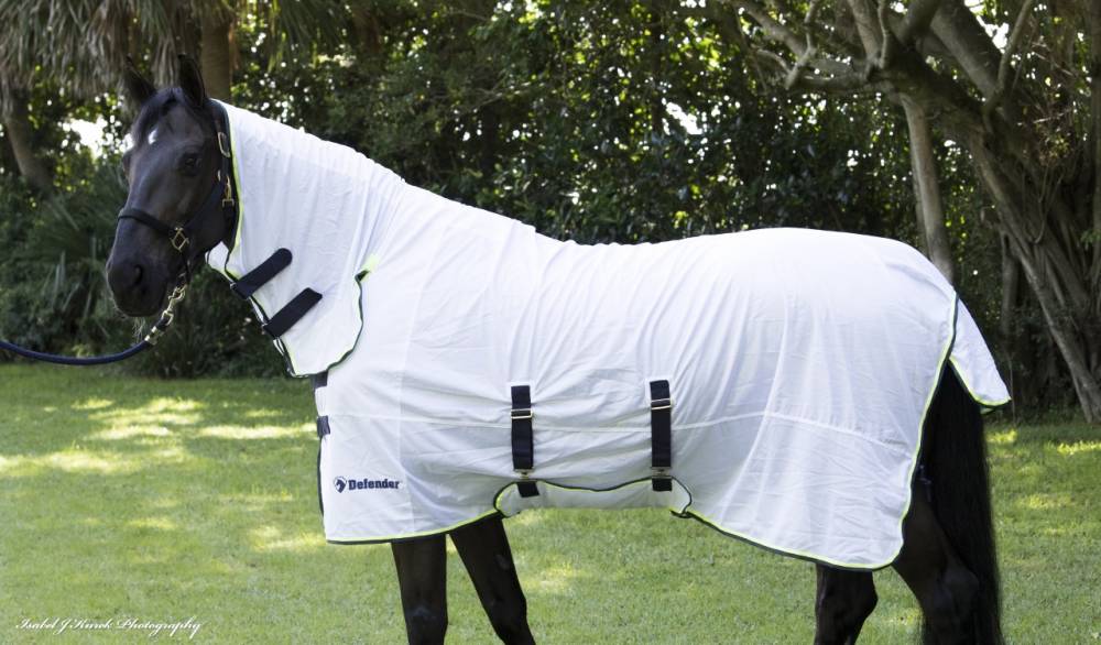 Defender Silver Elite Combo Neck Fly Sheet | Defender Equine
